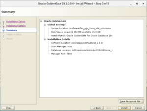 Oracle GoldenGate 19c: How to install – Database Blog