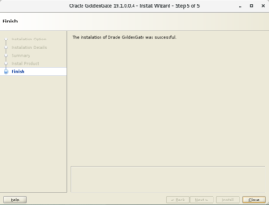 Oracle GoldenGate 19c: How to install – Database Blog