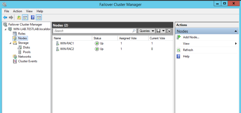 How to create an Oracle ACTIVE/PASSIVE environment on Windows Failover ...