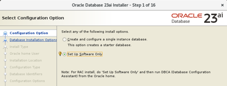Oracle 23ai: How to install RDBMS software (GUI) – Database Blog