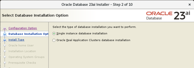 Oracle 23ai: How to install RDBMS software (GUI) – Database Blog